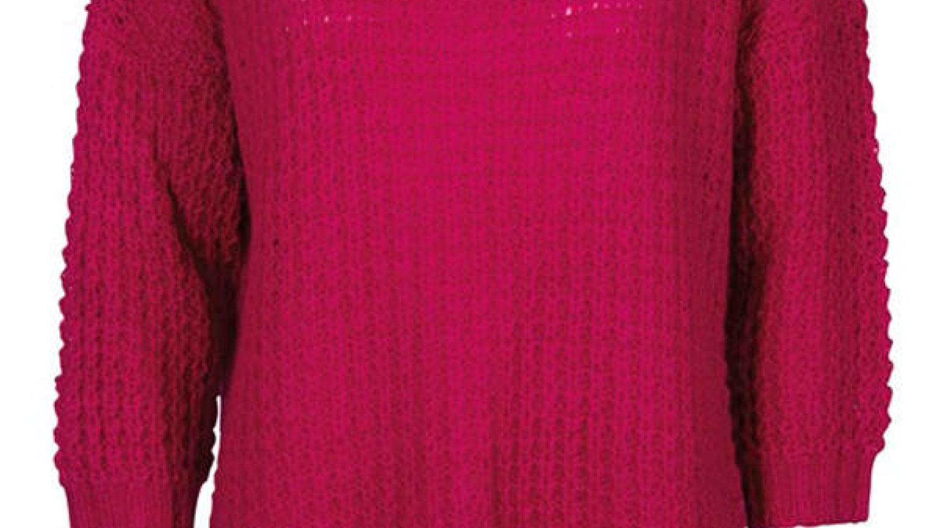 Pullover in Himbeer-Rot von Only