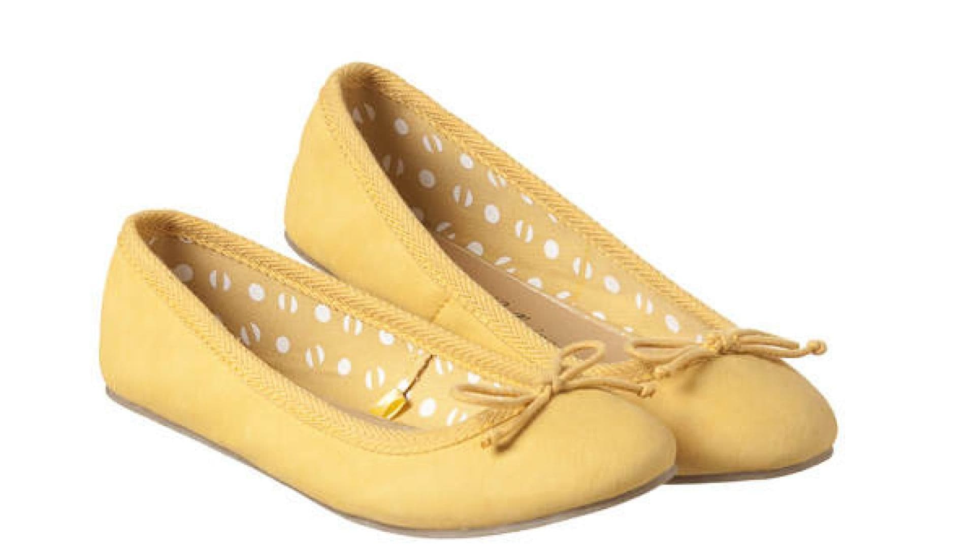 Klassische gelbe Ballerinas von Primark