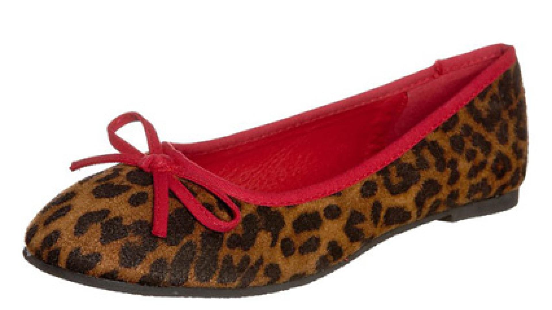 Ballerinas mit Animal Print
