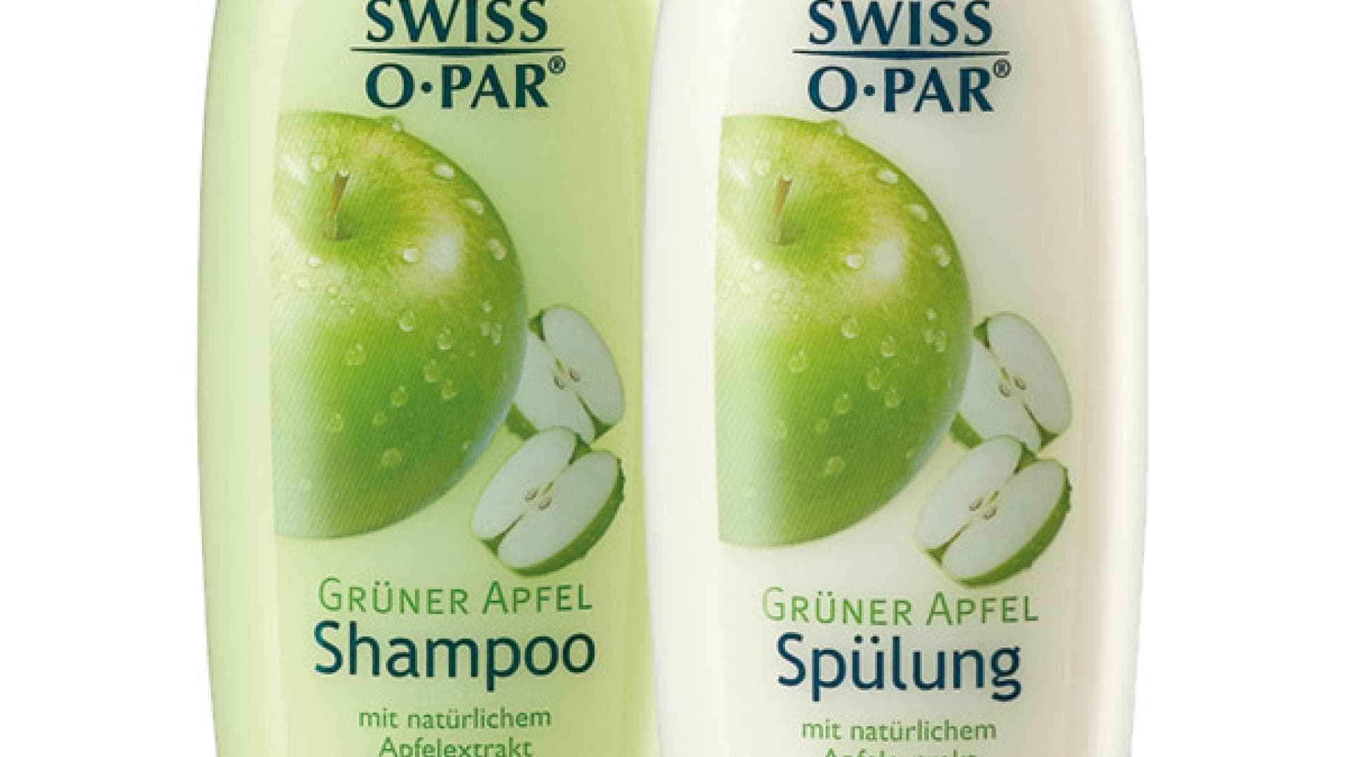 Grüner Apfel Shampoo und Spülung von Swiss-O-Par