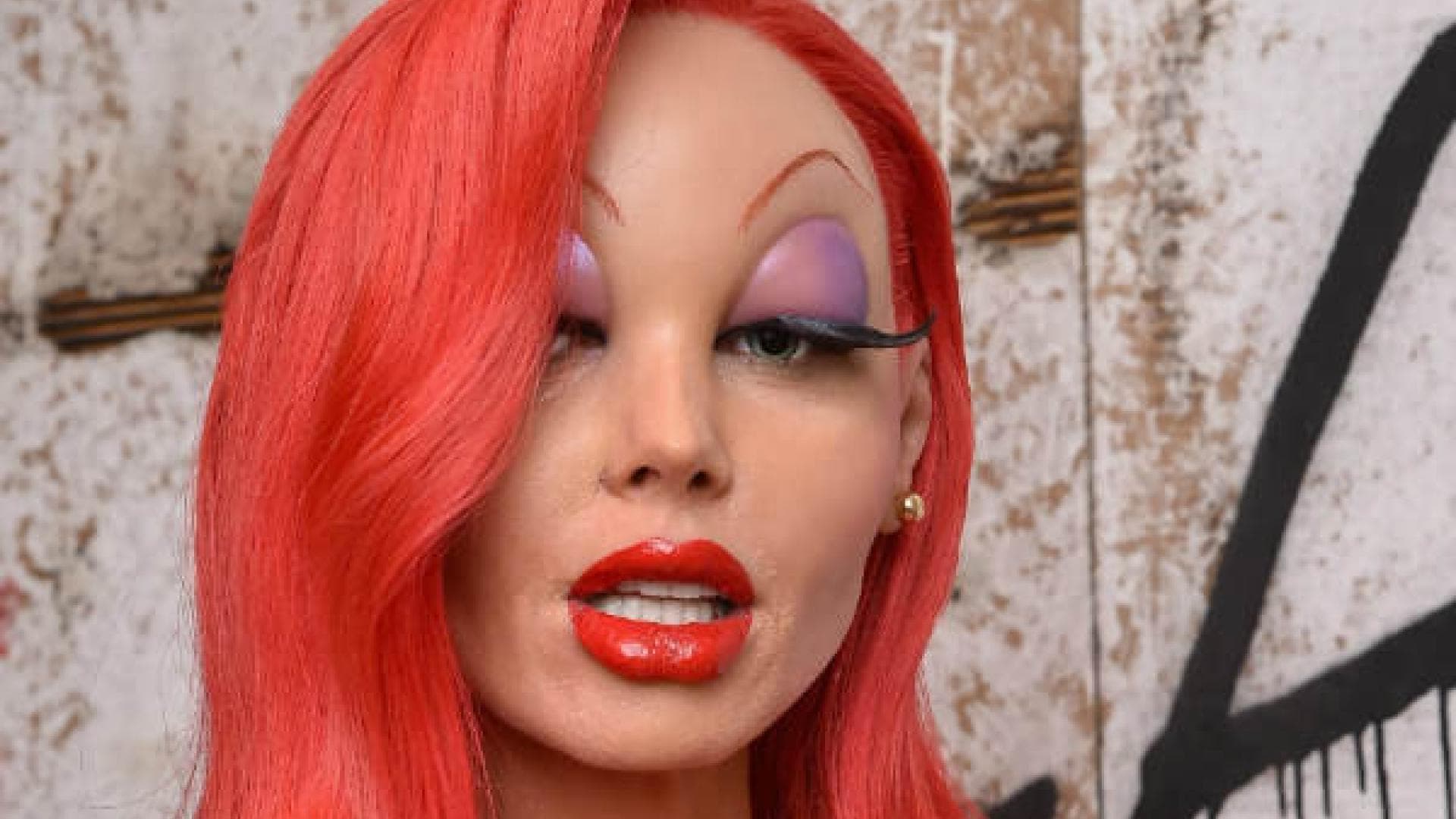 Heidi Klum als Jessica Rabbit - Halloween 2015