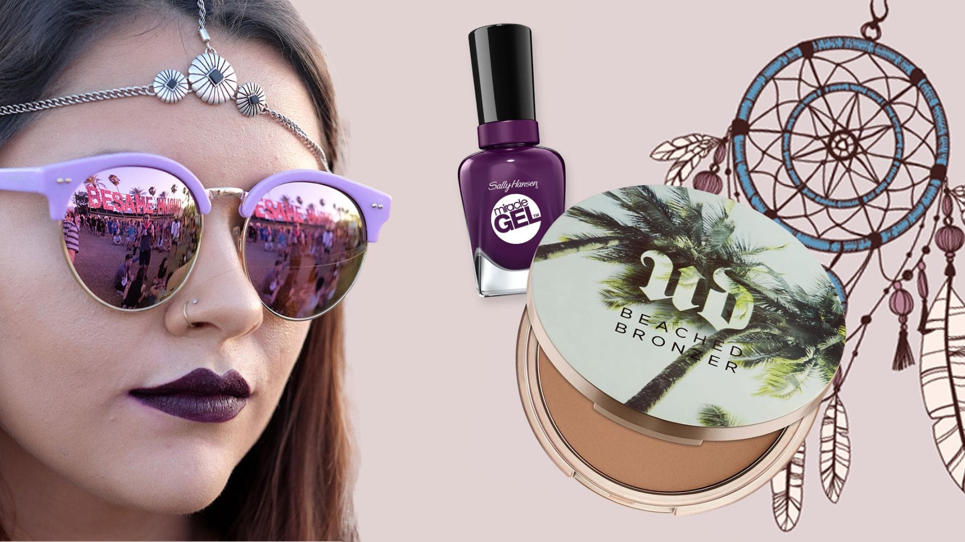 Boho Make-up: so schön ist der Hippie-Look