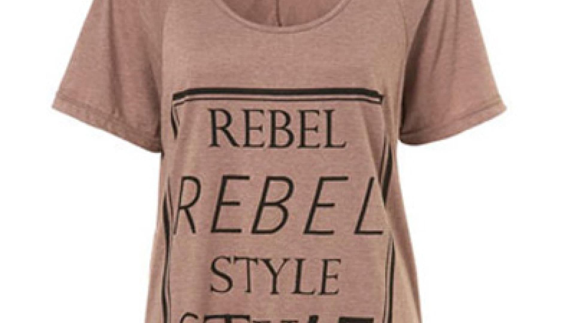 Shirt Rebel Style von Topshop