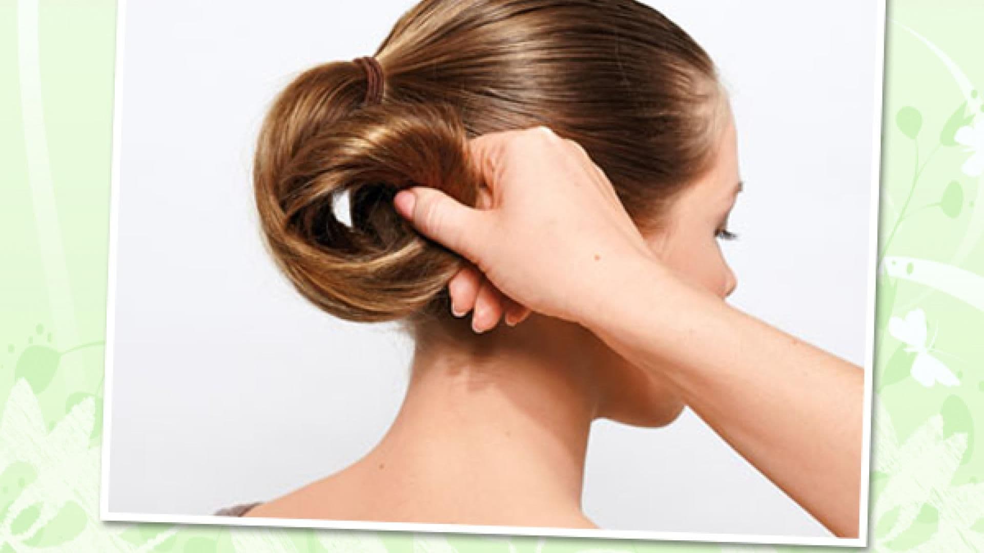 Klassischer Dutt: Step 1