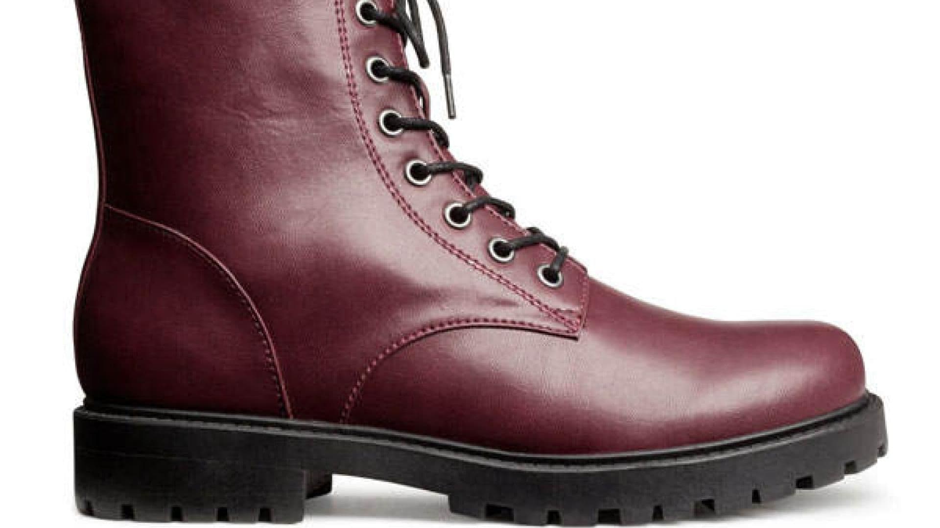Rote Boots von H&M