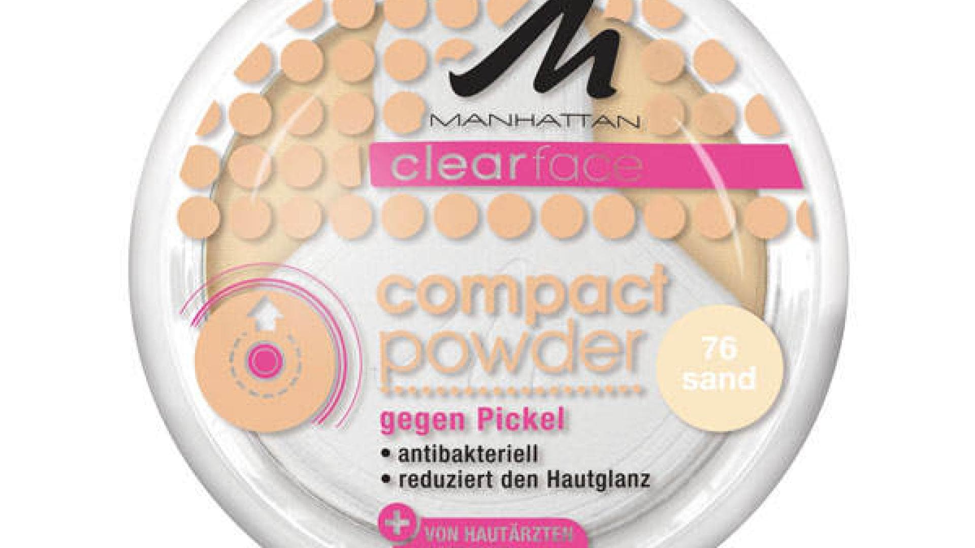 Clearface Compact Powder von Manhattan