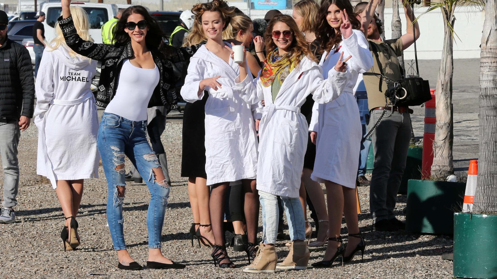 Backstage bei den GNTM 2017 Girls