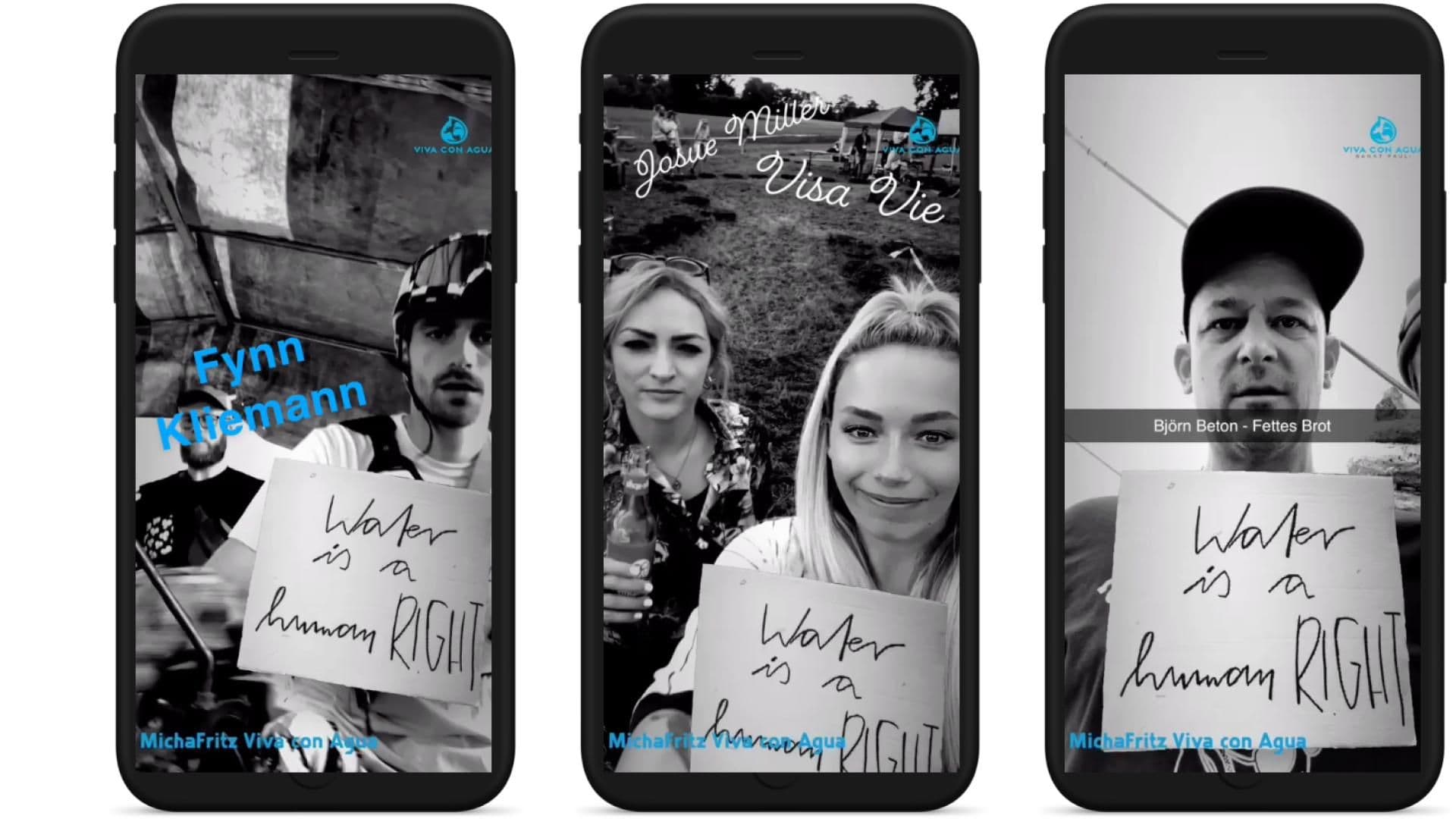 Snapchat und Viva con Agua setzen sich für sauberes Trinkwasser ein