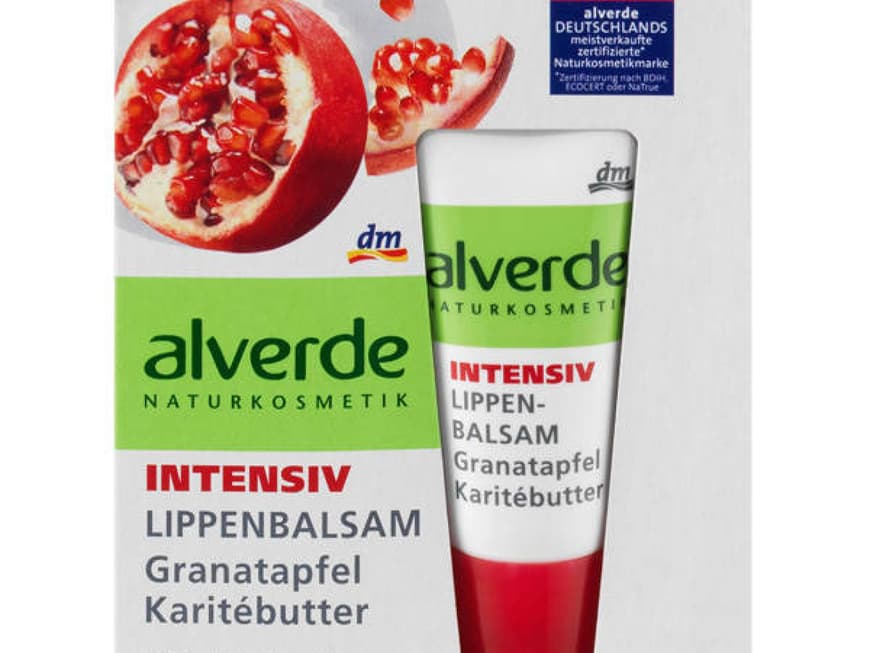 alverde Intensiv Lippenbalsam Granatapfel
