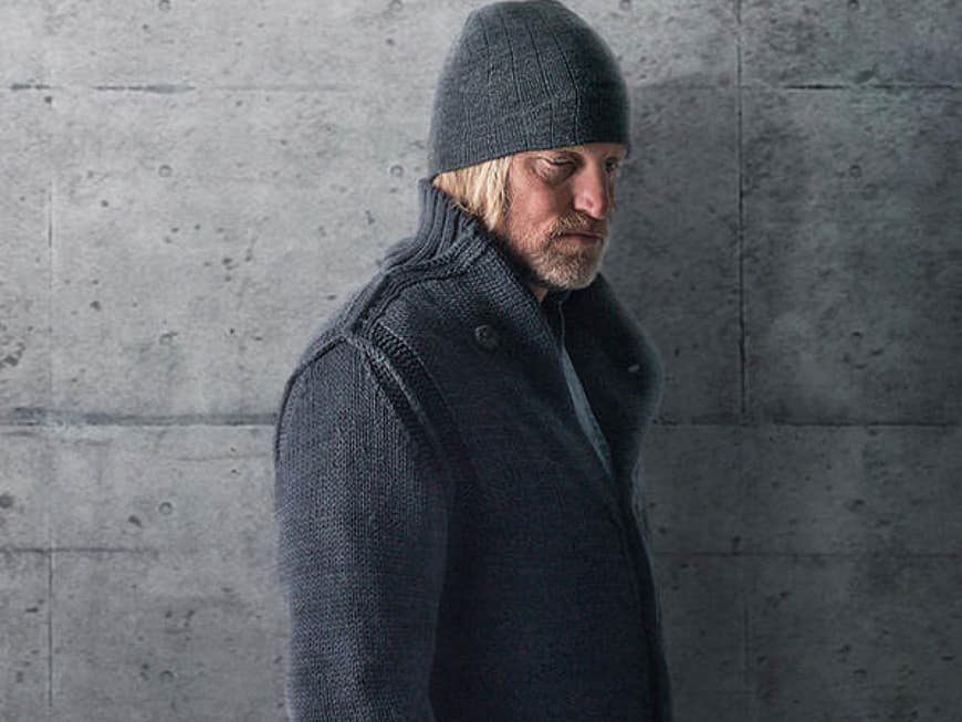 Haymitch (Woody Harrelson) in Distrikt 13