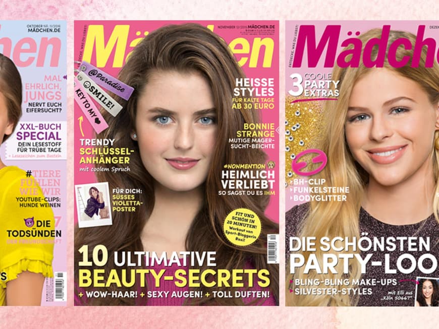 MÄDCHEN Cover: Deine Lieblingszeitschrift im Wandel